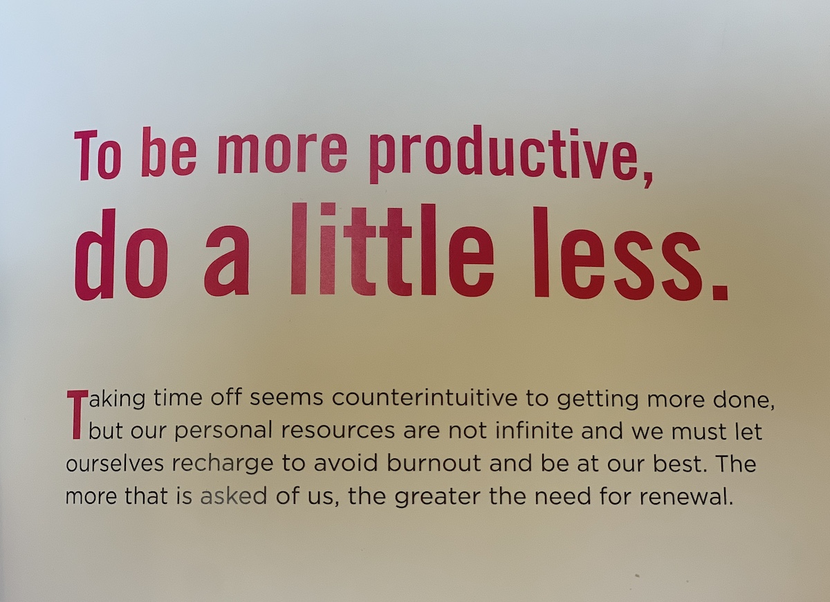 Do a little less – One Kansas Girl