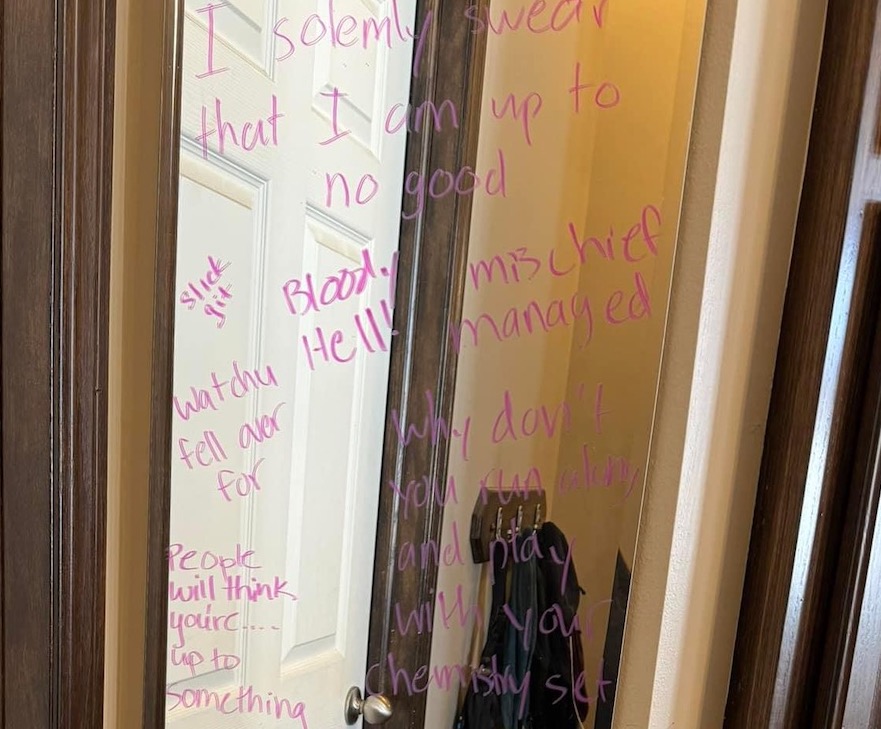 Harry Potter quote mirror – One Kansas Girl